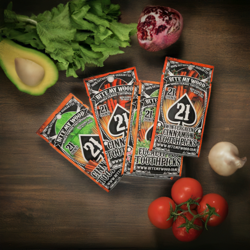 Wooden Dental Chewing Sticks | Hot Cinnamon Toothpicks | Flavored Wood ...