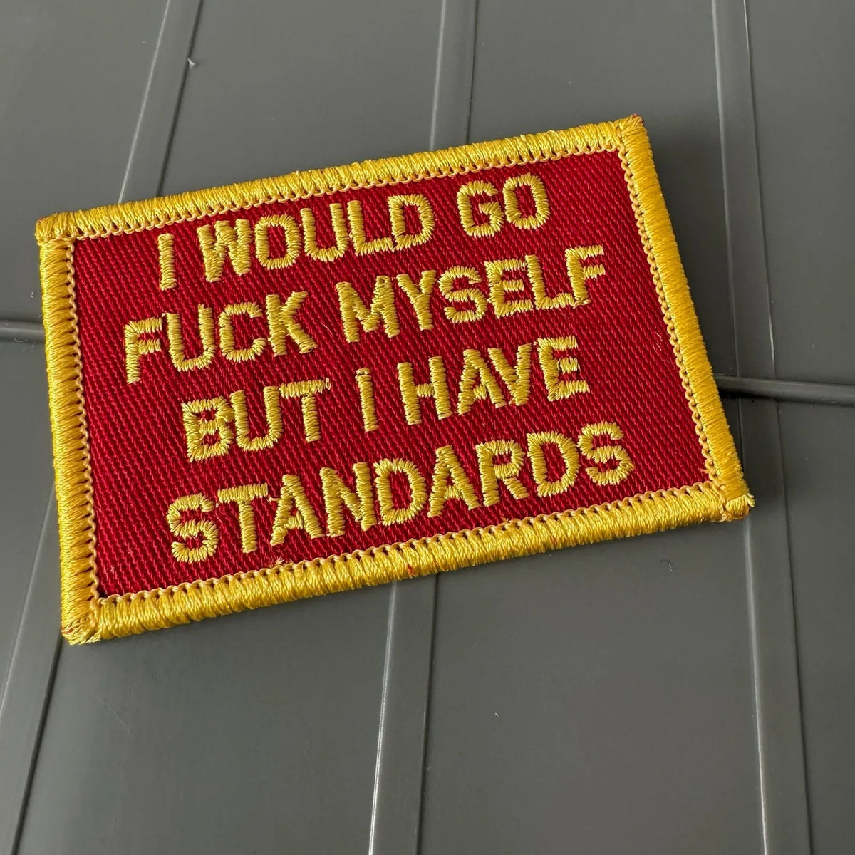 As Seen on Socials - I Would Go Fuck Myself But I Have Standards - Red ...